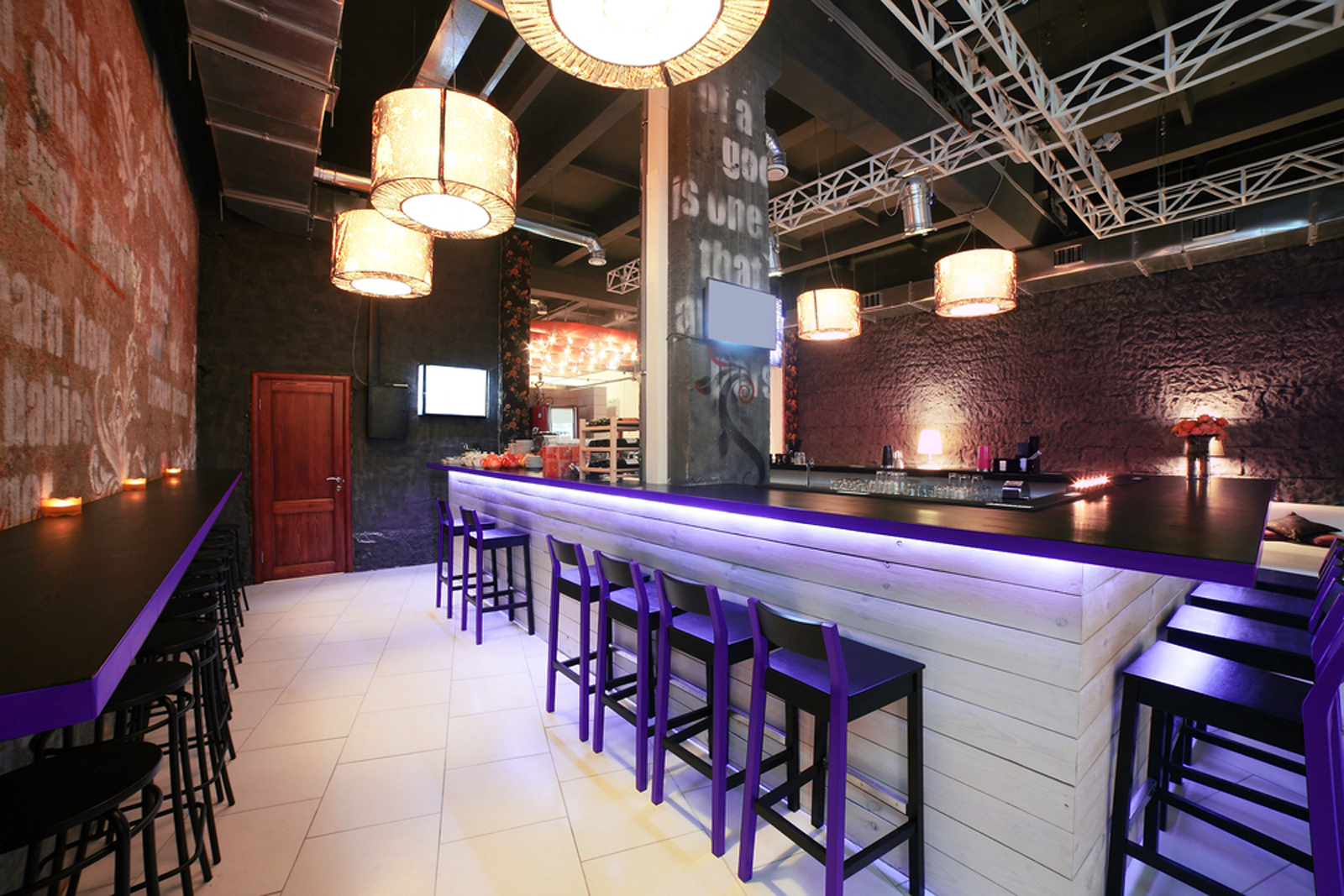 Mobilier bois - Buffet de restaurant, comptoir, bar